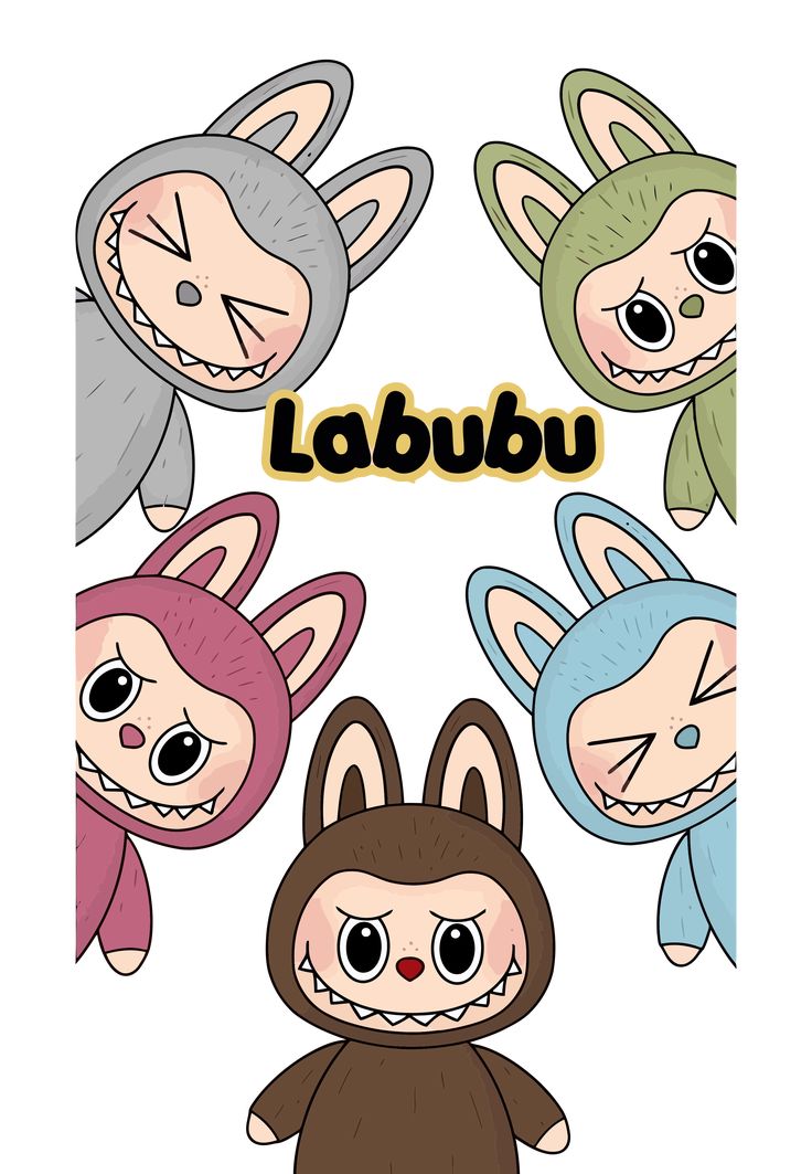 Labubu Trička - Stylové potiskované móda pro každého
